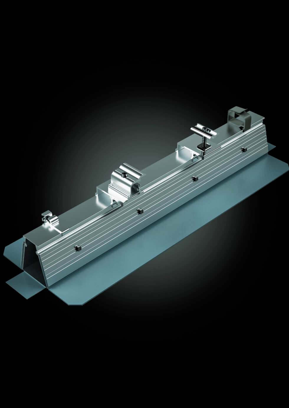 Photovoltaic mounting on flat synthetic roofs: Roof-Solar PVC