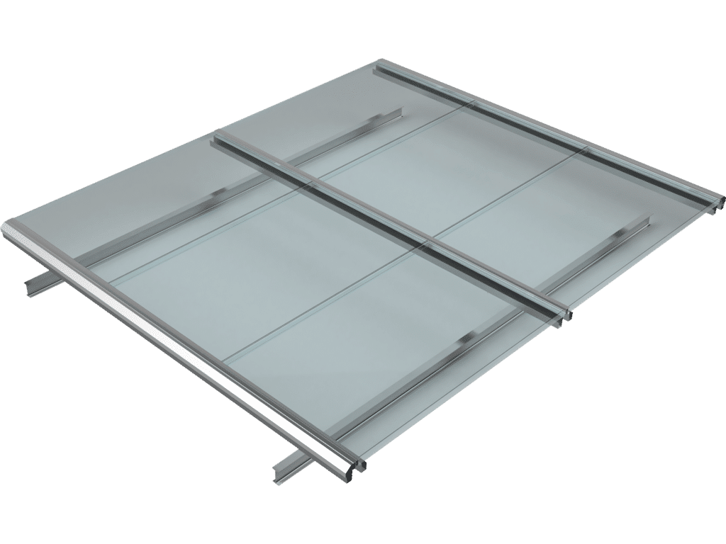 Photovoltaic mounting for car park canopies: Helios RC3